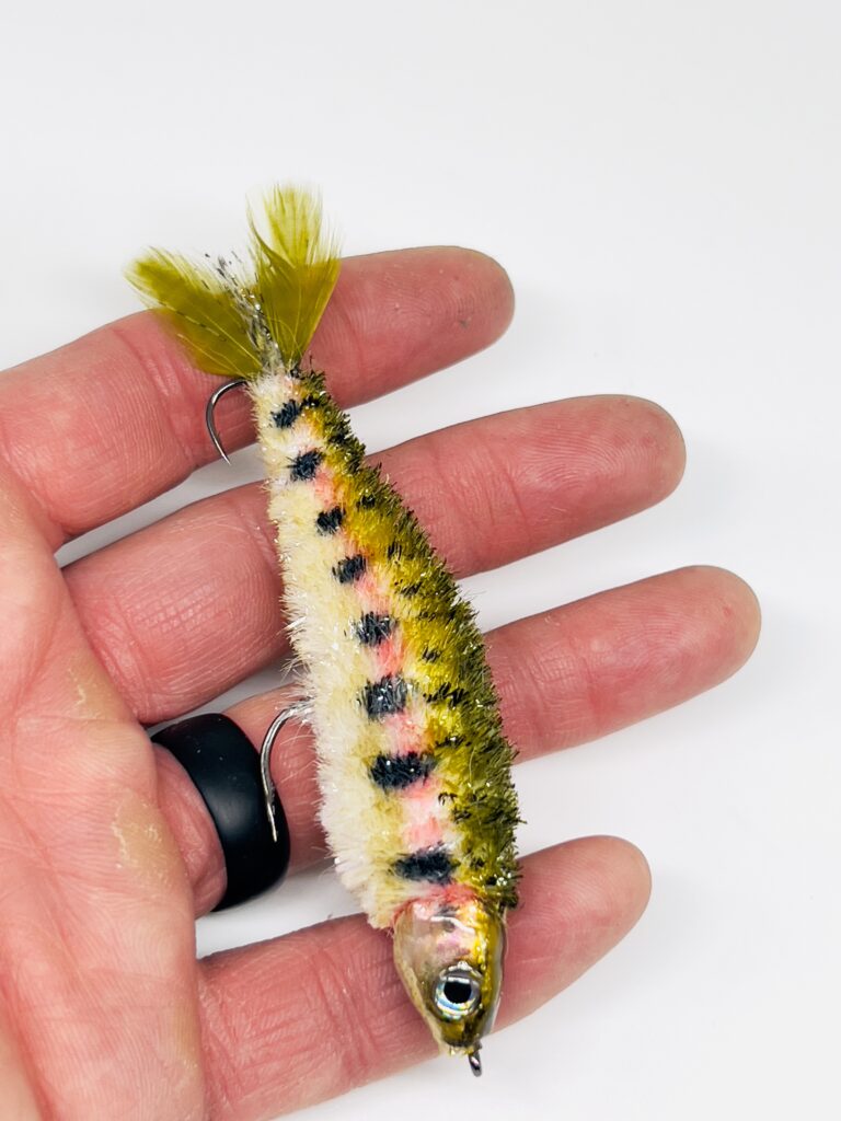 Mini Rainbow Trout Zipstick - Drop Jaw Flies